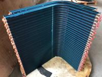 China Golden Aluminum Copper Fin Coil Tube L Shape Evaporator for sale