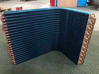 China Water Chiller HVAC Evaporator Coil Aircon Copper Fin Tube for sale