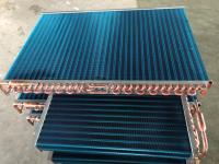 China 1/4 HP Air Cooled Finned Tube Evaporator Cooling Coil Aircon Condenser for sale