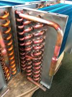 China Customized Refrigeration Evaporator Coils AC Condenser Fin For Water Chiller for sale