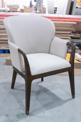 China European Modern Soft Leather Dining Chair MDF Backrest 50cm Seat Height Home Coffee Shop Use for sale