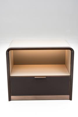 China Quality certification, Nordic style, customizable smart bedside table, large-capacity drawer storage for sale
