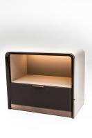 China Customizable Smart Bedside Table with Large Drawer Storage Nordic Style for sale