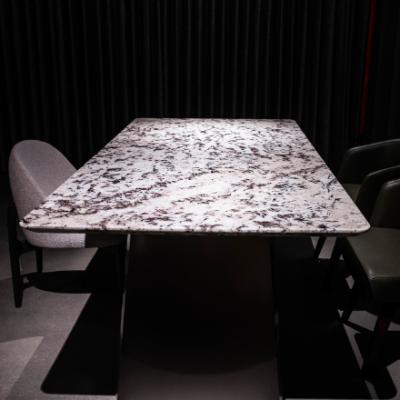China Modern Luxury Dining Table and Chair Set for Hotels Restaurants 4-6 Seats for sale