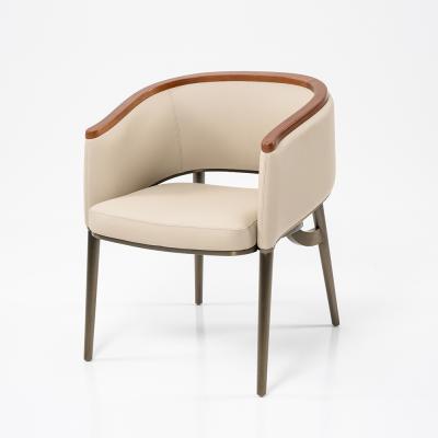 China Custom High-End Italian Minimal Dining Chair, Solid Wood Chair For Full Large Flat Interior Decoration for sale