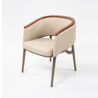China Custom High-End Italian Minimal Dining Chair, Solid Wood Chair For Full Large Flat Interior Decoration for sale