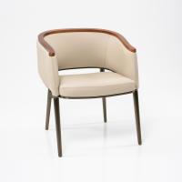 China Custom High-End Italian Minimal Dining Chair, Solid Wood Chair For Full Large Flat Interior Decoration for sale
