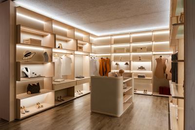 China Custom Luxury Walk-In Closet System, Modern Built-In Wardrobe with LED Lighting, Central Island and Full Storage Layout for Bedroom Interiors for sale