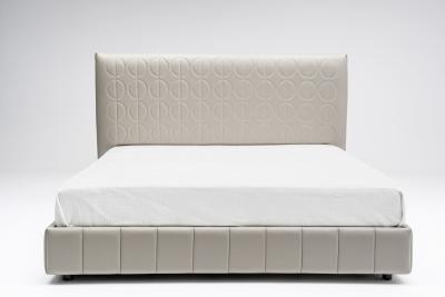 China Modern Minimalist Upholstered Bed Frame, 1980×2300×1250mm, Optional Fabrics & Leathers, Mattress Not Included for sale