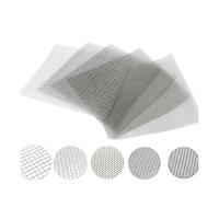 China 1 5 10 20 25 40 50 60 65 70 75 100 110 120 Micron Galvanized Steel Wire Metal Woven Mesh Square Wire Netting for sale