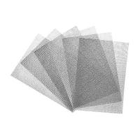 China 1 5 10 20 25 40 50 60 65 70 75 100 110 120 Micron Galvanized Steel Wire Metal Woven Mesh Square Wire Netting for sale