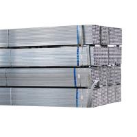 China ISO9001 Certified Hot Pre-Galvanized DN25 DN32 DN40 SGCC Sgcd Z120 Rectangular/Square Galvanized Steel Pipe 6.4M Length for sale