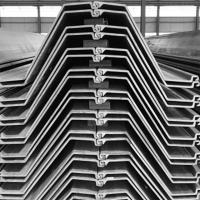 China Customizable Alloy Sheet Piles Construction Z Type Sheet Pile ASTM GB  Standard for sale