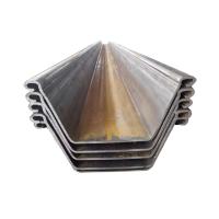 China Building Construction Hot Dipped Steel Sheet Pile Sections Q195 Q235 Q235B for sale