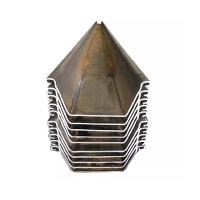China Building Construction Hot Dipped Steel Sheet Pile Sections Q195 Q235 Q235B for sale