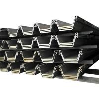 China Carbon Steel Hot Rolled Sheet Pile Type2 Type3 Type4 U/Z Type Metal Sheet Piling for sale
