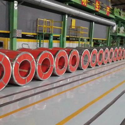 China Steel Coil RAL Color Customizable Hot Rolled Pre-Galvanized Color Coated Z120-275 Gi Gl PPGI PPGL Zinc Coat Red/Blue/Green for sale