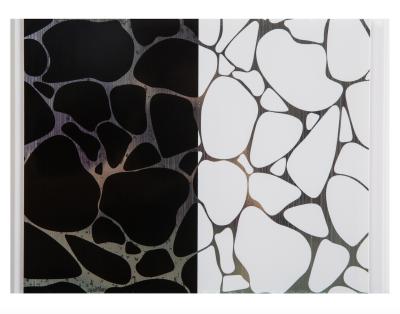 China Shinning White / Black Decorative PVC Panels Ceiling Indoor 2.35 - 3kg/Sqm for sale