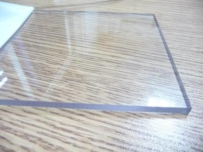 China Transparent Polycarbonate Sheet / Uv Resistant Polycarbonate Sheets Sound Barrier for sale