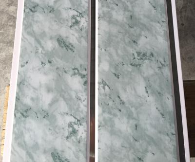China 25cm Middle Groove Printing Ceiling PVC Panels Easy Install / Cleaning for sale