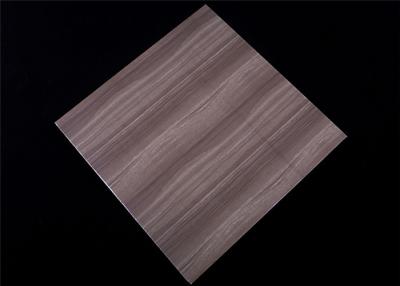 China 2.5kg Pvc False Ceiling Tiles , Lightweight Ceiling Tiles Dark Wood Design for sale