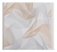 China Flat / Smooth Shape Decorative PVC Panels For Wet / Dry Areas Easy Maintenance for sale