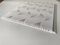 China Popular color designs PVC panel for ceiling and wall Wave Printed Pvc Bathroom Wall Panels Waterproof Panel Board For Bathroom for sale