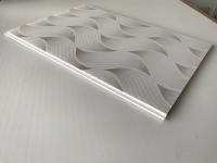 China Popular color designs PVC panel for ceiling and wall Wave Printed Pvc Bathroom Wall Panels Waterproof Panel Board For Bathroom for sale