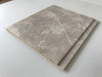 China Strip Shape Wood Grain Plastic Laminate Sheets , Modern Wood Wall Paneling for sale