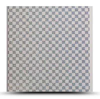 China Multi Function Flat Decorative PVC Panels With Little Shinning Square for sale
