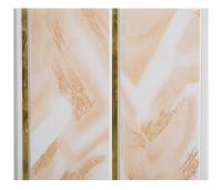 China Marble design PVC panel for ceiling and wall interior decorative material Wide Golden Lines Waterproof Wall Panels For Bathroom Cladding 250mm for sale