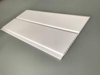 China Plain White White Pvc Wall Panels , Moisture Resistant Paneling For Bathrooms for sale