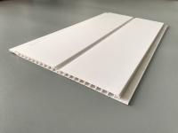 China Plain White White Pvc Wall Panels , Moisture Resistant Paneling For Bathrooms for sale