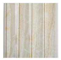China Marble Design Waterproof Wood Paneling For Bathrooms Four Wave Three Groove for sale