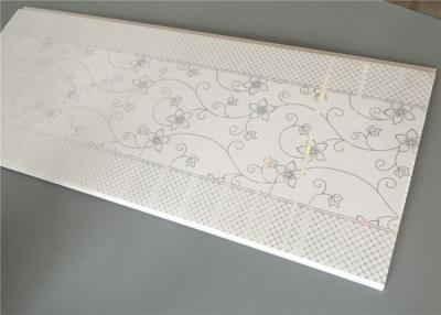 China Flower Design Plastic Ceiling Sheets , Waterproof Ceiling Panels Pvc 30cm×7mm for sale