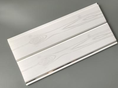 China Printing Surface Plastic Wall Liner Panels , White Wood Paneling For Walls for sale