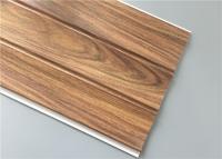 China Three Groove Pvc Wall Panels For Office Easy Install Anti Bacterial 25 Cm*8 M for sale