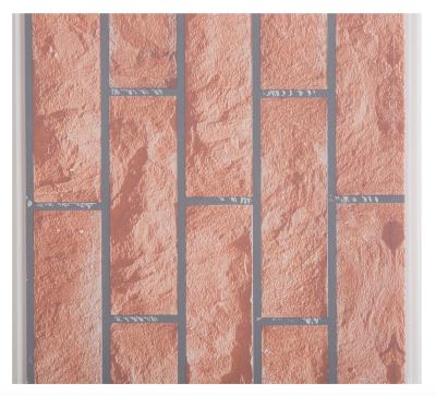 China X Hollow Core Structure Plastic Brick Wall Panels , Decorative Plastic Wall Covering Sheets for sale