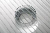 China Environmental Corrugated Translucent Polycarbonate Roofing Sheets 2100×11800×8mm for sale