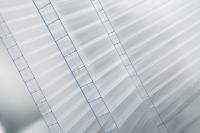China Environmental Corrugated Translucent Polycarbonate Roofing Sheets 2100×11800×8mm for sale