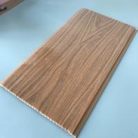 China 25cm Decorative Plastic Wall Panels , Wood Interior Wall Paneling Excellent Insulation for sale