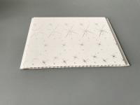 China Star design hot stamping PVC panel Economical Decorative Waterproof Wall Panels For Bathrooms 25cm 30cm Width for sale