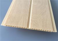 China Middle Groove Yellow PVC Wood Panels Lightweight Moisture Proof 5950×200×8mm for sale