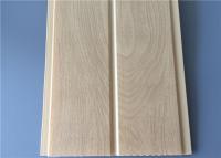 China Middle Groove Yellow PVC Wood Panels Lightweight Moisture Proof 5950×200×8mm for sale