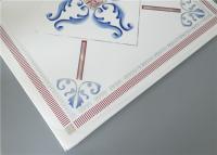 China High Intensity White PVC Ceiling Tiles For Bathrooms Various Colors / Patterns for sale
