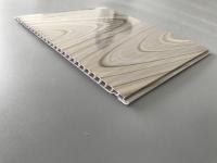 China Study Ceiling Laminated Plywood Wall Panels , Wood Grain Laminate Sheets Wave Design for sale