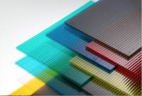 China Light Weight Multiwall Polycarbonate Sheet Uv Roof Sheeting 10 Years Guarantee for sale