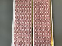 China Pink Color water resistant bathroom wall panels Polyvinyl Chloride Material for sale