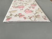China Flower Design Decorative PVC Panels Water Resistant Decorative For Bedroom for sale
