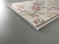 China Flower Design Decorative PVC Panels Water Resistant Decorative For Bedroom for sale